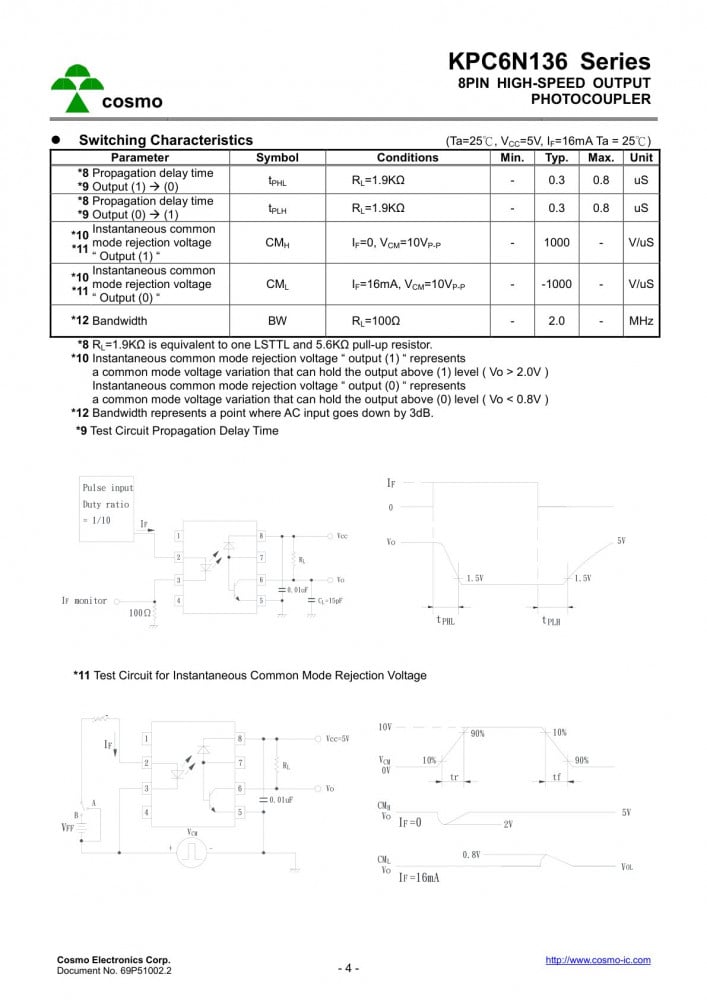 KPC6N136S datasheet page 4