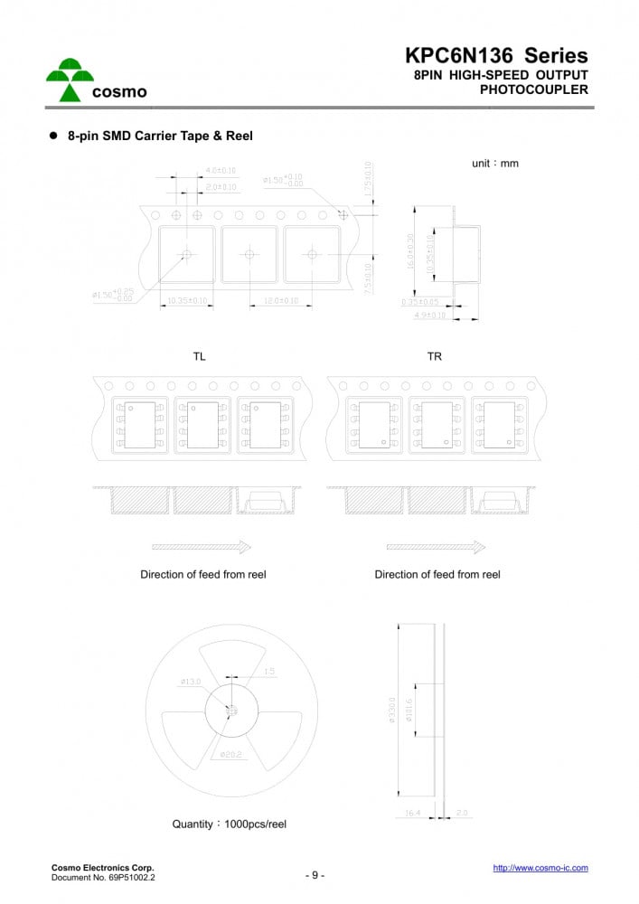 KPC6N136S datasheet page 9
