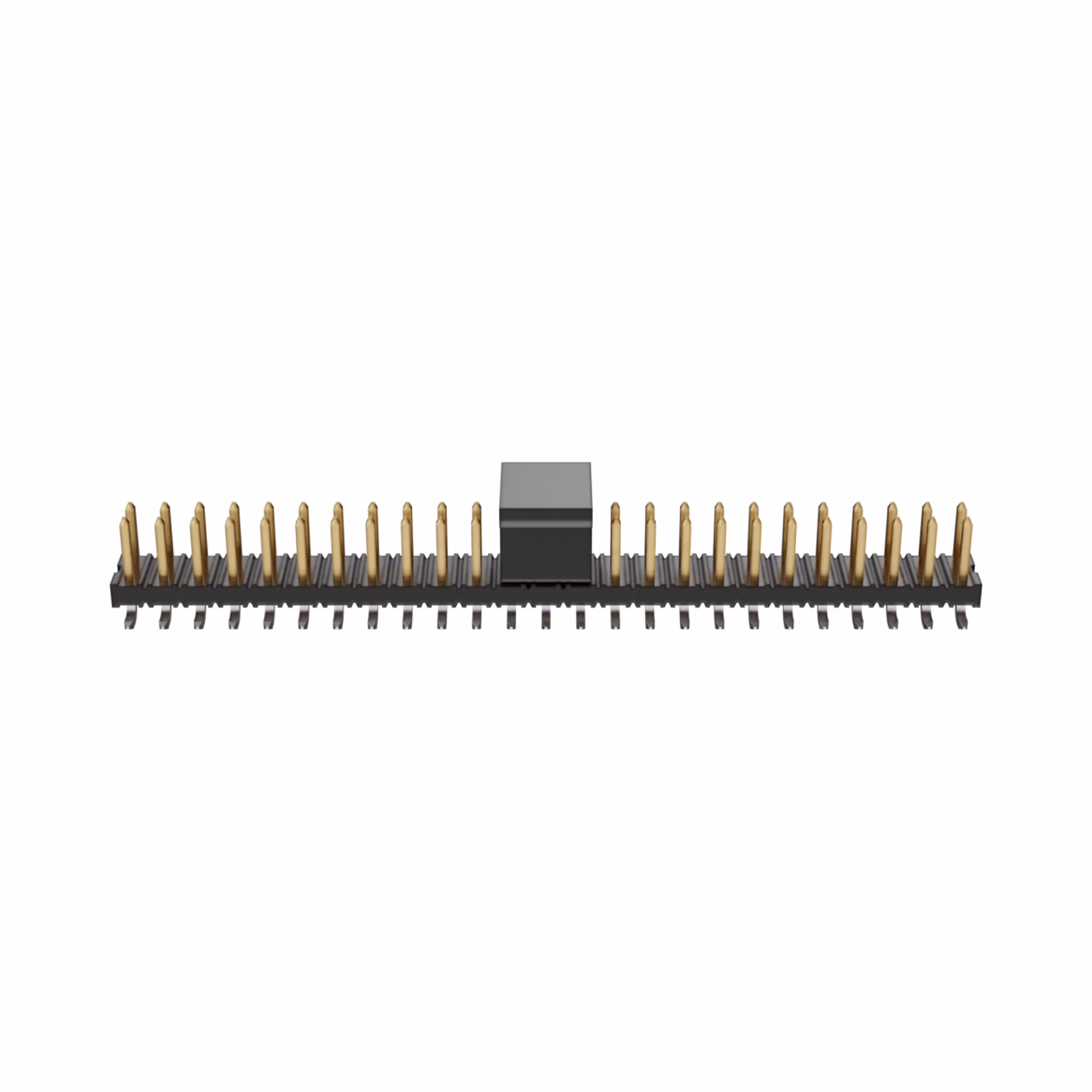 Milli-Grid Header, Vertical, Surface Mount, 50 Circuits, 0.38µm Gold (Au) Plating, Mating Pin Length 3.80mm, with Cap, Tube, Lead-Free for sale
