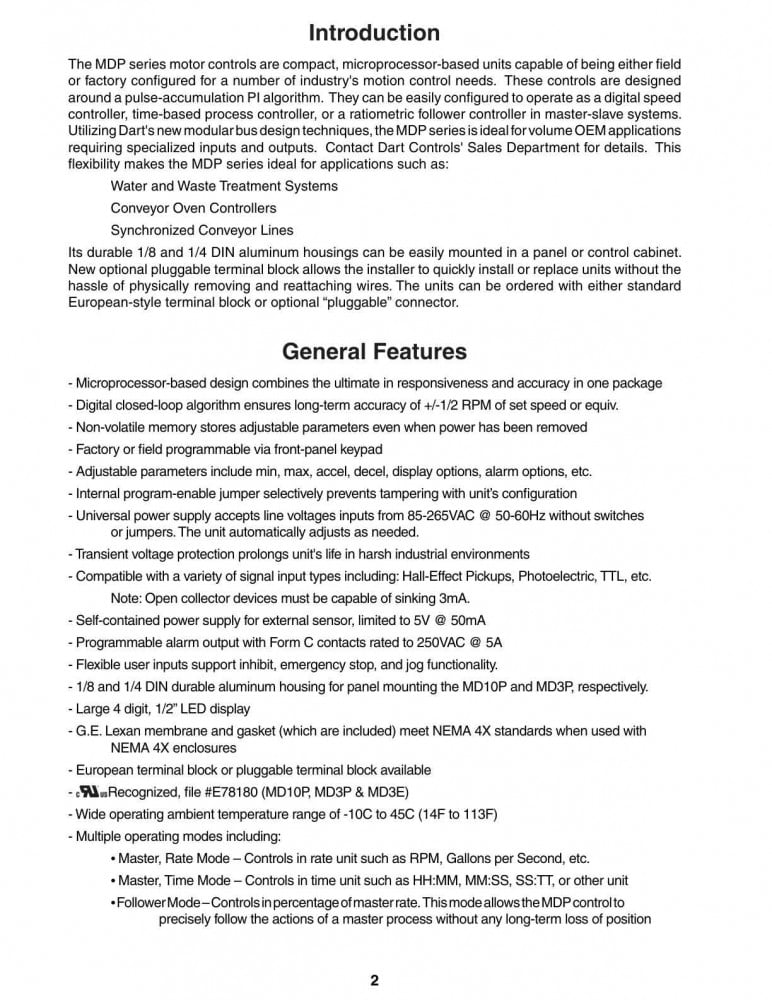 DART MD10 document page 4