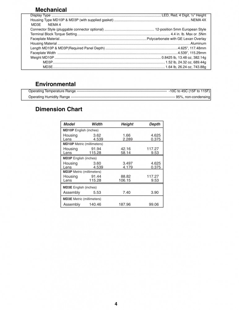DART MD10 document page 6