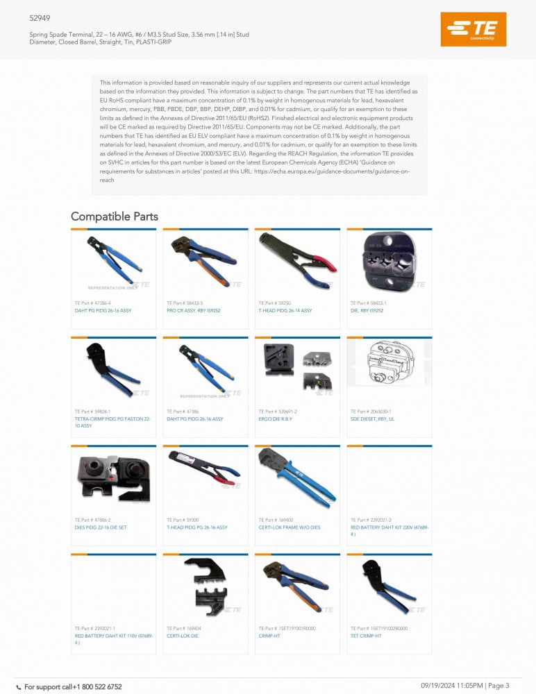 TE Connectivity 52949 document page 3