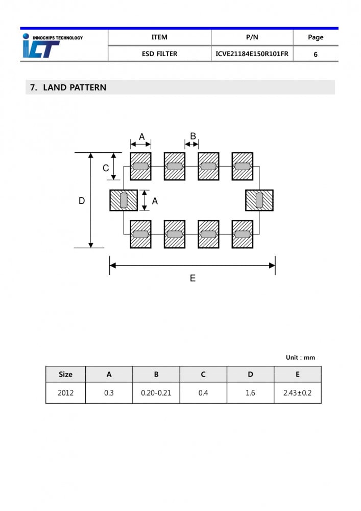 ICVE21184E150R101 datasheet page 6
