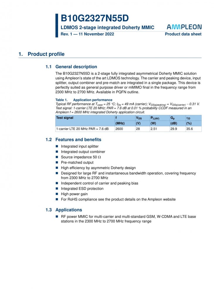 B10G2327N55D datasheet page 1