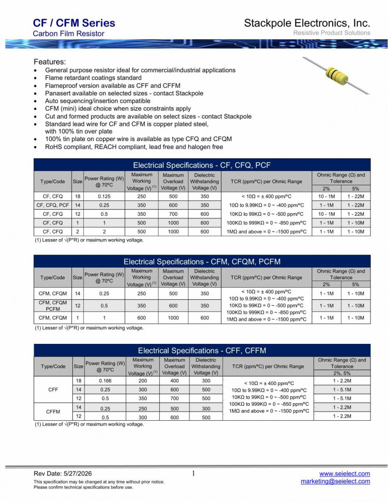Technical document page 1