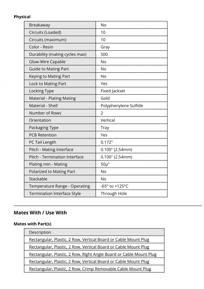 WTB10SAD11J-D01 technical document page 2