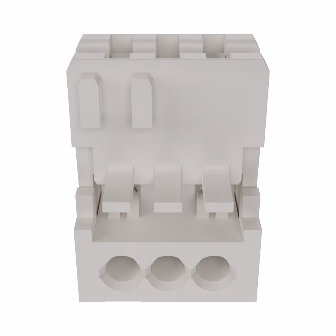 Appli-Mate RAST 2.5 Female Connector, 5.00mm Pitch, 2 Circuits, Position C and D Removed, Open Endwalls for sale