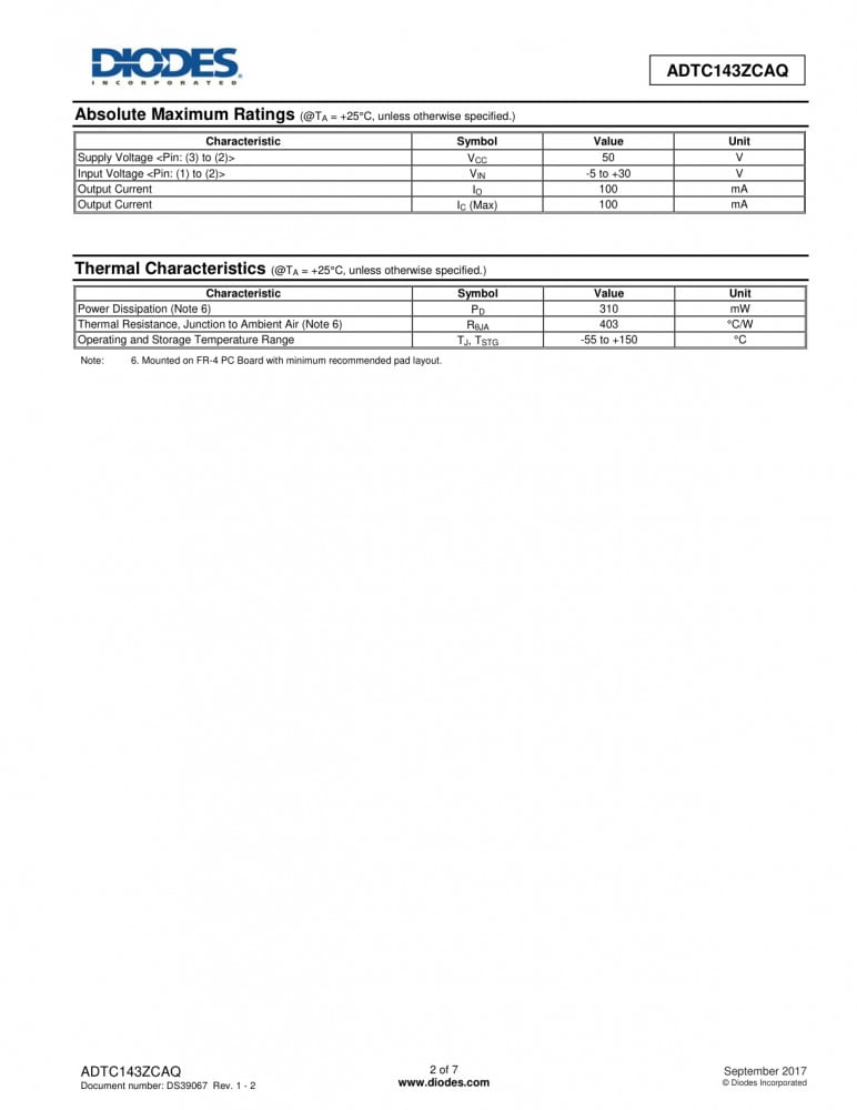 ADTC143ZCAQ-7 datasheet page 2