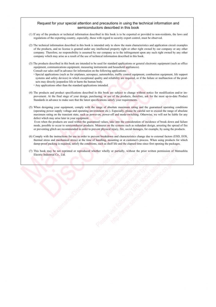 UNHZ20300L technical document page 3