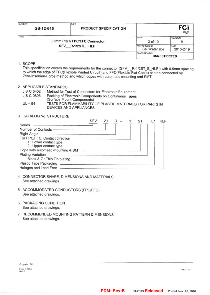 SFV8R-2STE1HLF specification page 3