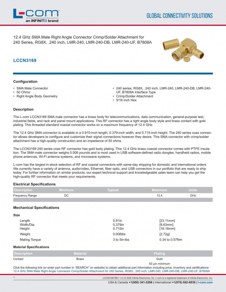 LCCN3169 technical document page 1