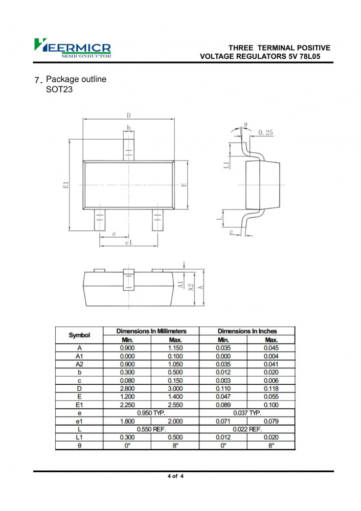 78L05 technical document page 4