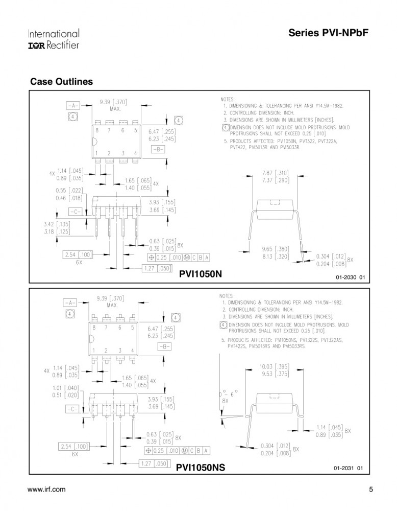 PVI5050NSPBF datasheet page 5