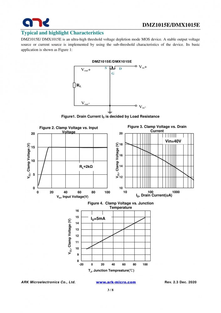 DMX1015E datasheet page 3
