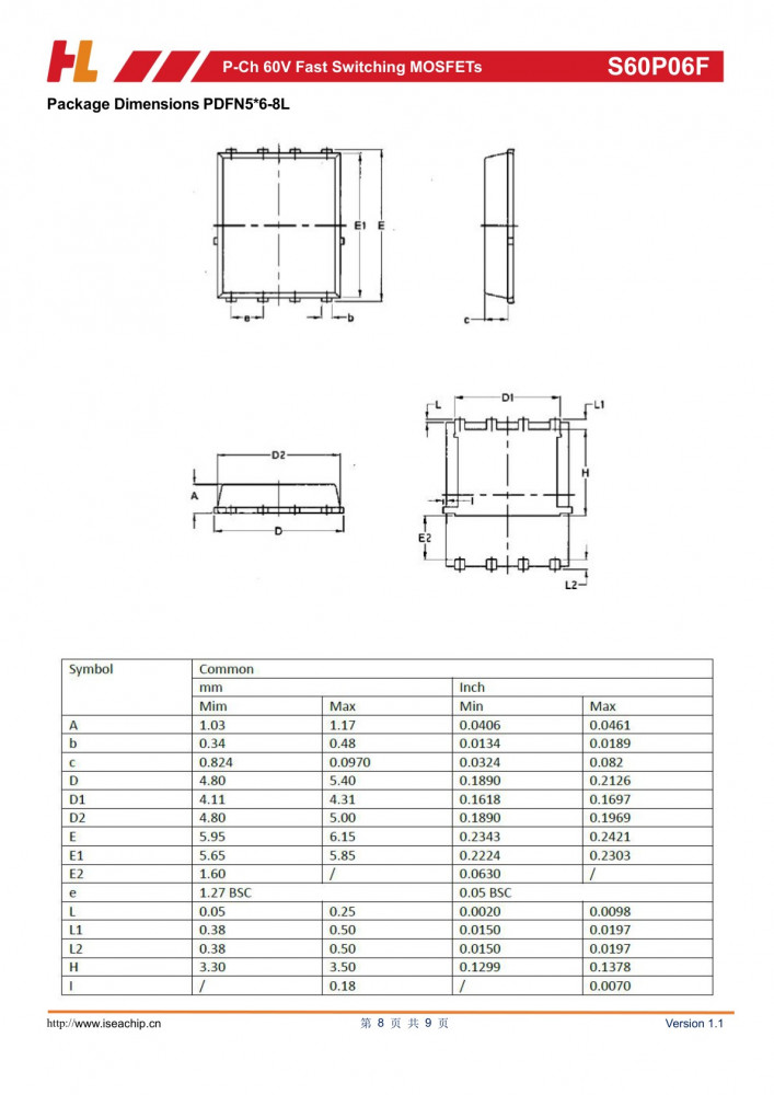 S60P06F datasheet page 8