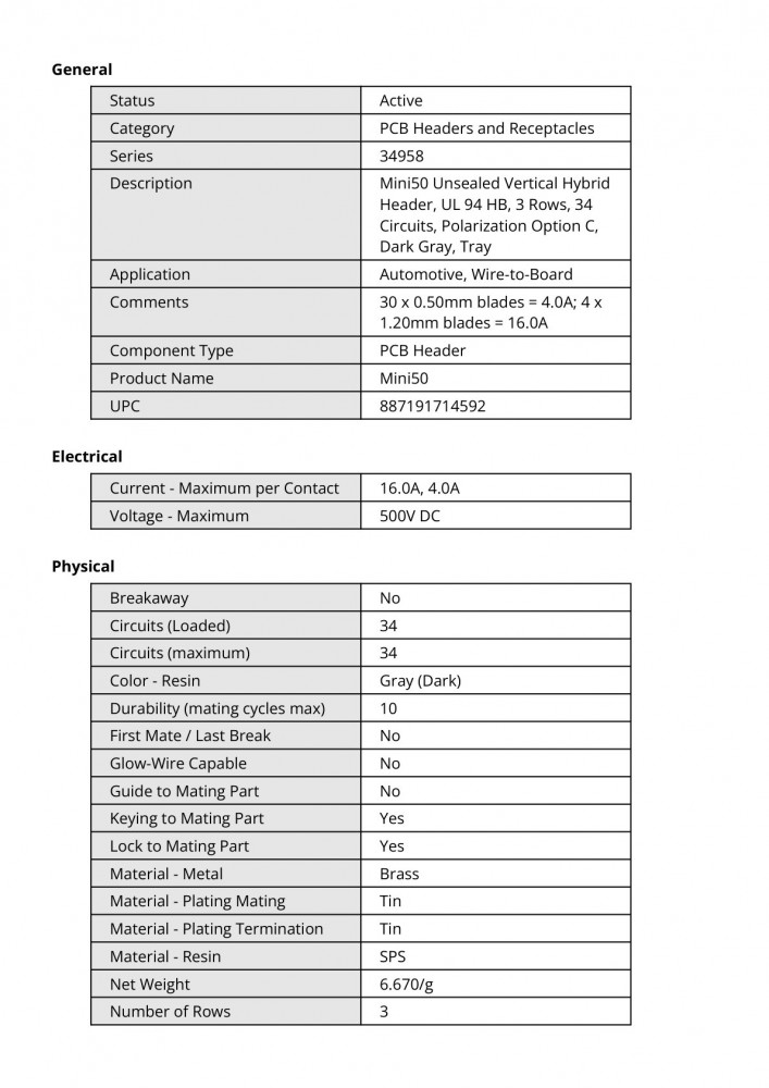 Product document preview, page 2