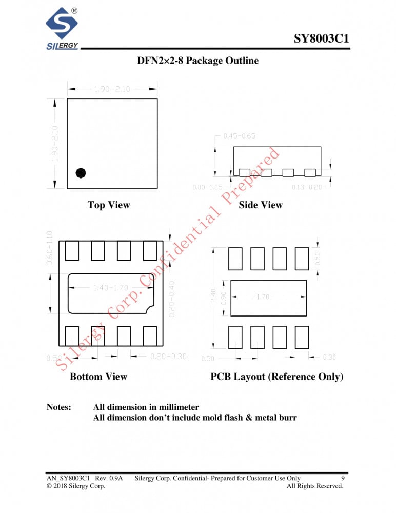 SY8003C1DFC datasheet page 9