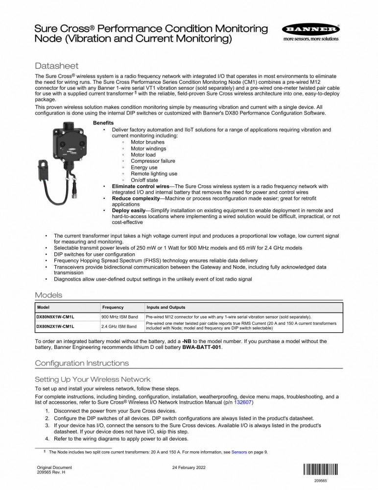 DX80N9X1W-CM1L datasheet page 1