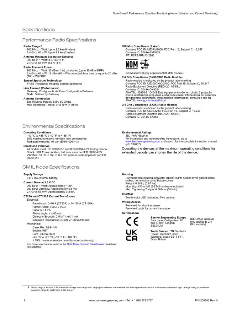 DX80N9X1W-CM1L datasheet page 8