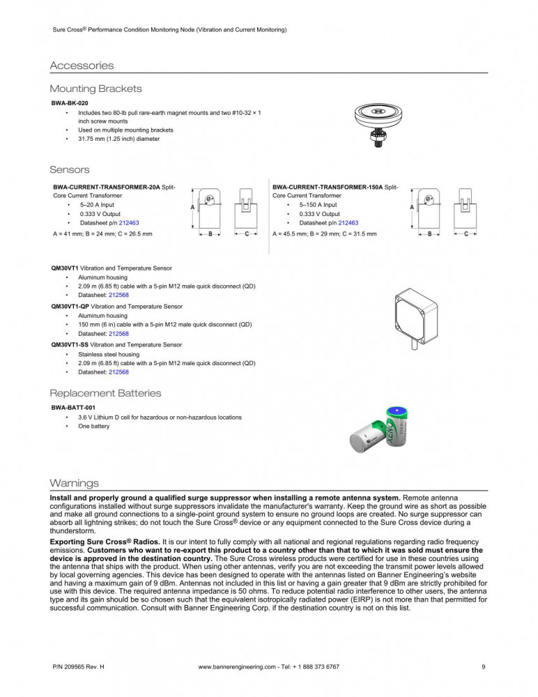 DX80N9X1W-CM1L datasheet page 9