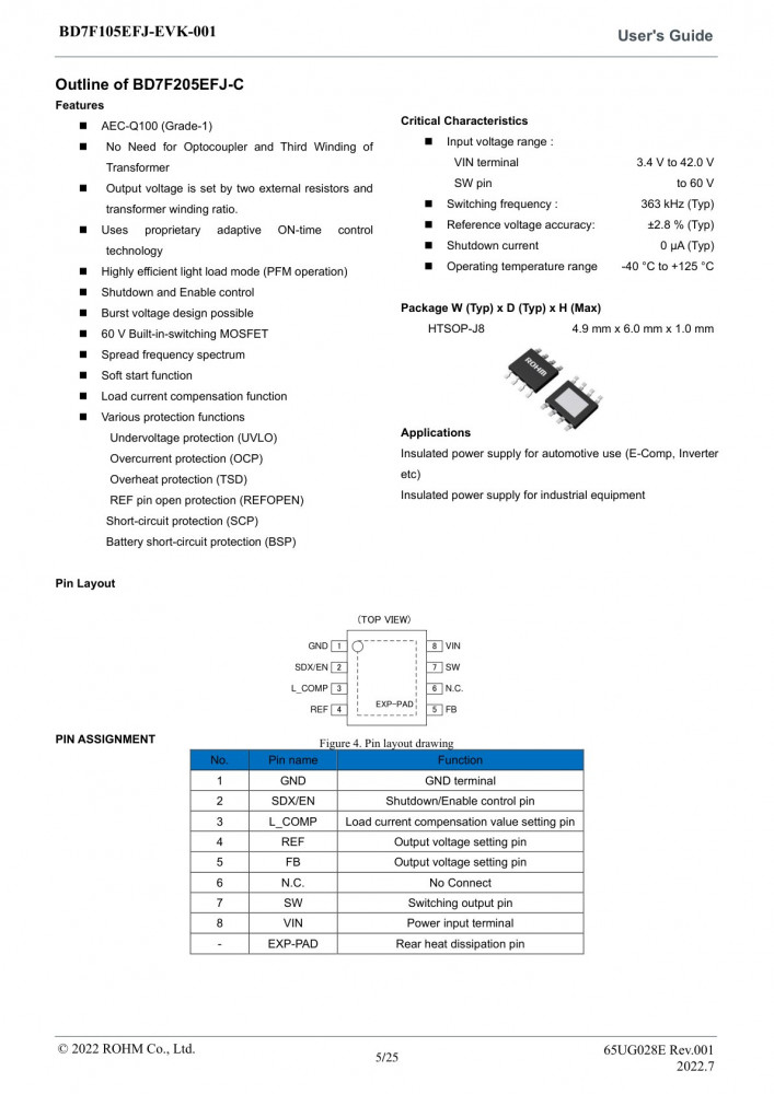 BD7F205EFJ-EVK-001 document page 5