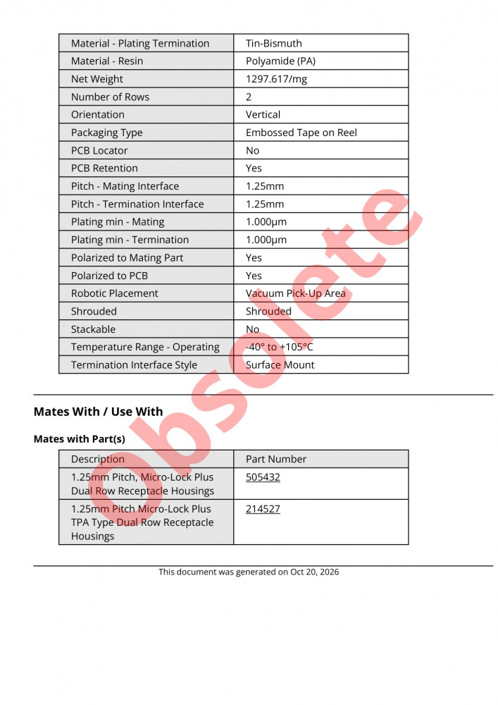 MOLEX 5054332276 technical document page 3