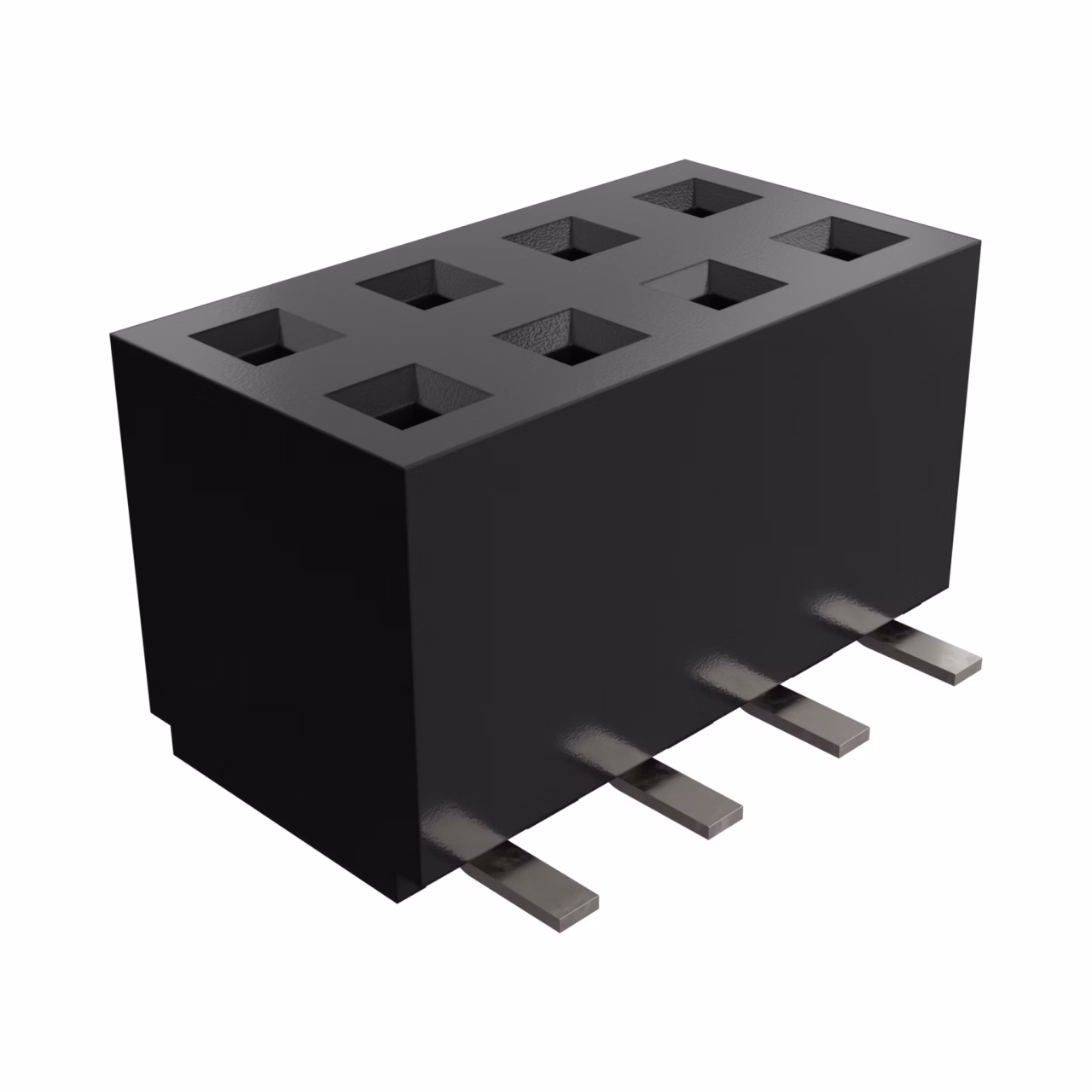 2.00mm Pitch Milli-Grid Receptacle, Surface Mount, Top Entry, 0.38µm Gold (Au) Plating, with Cover, 6 Circuits, Lead-Free, Tube