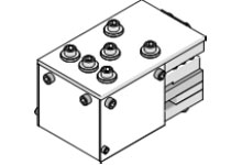 Stacked Multi-Port Extraction Tool, 2 by 2