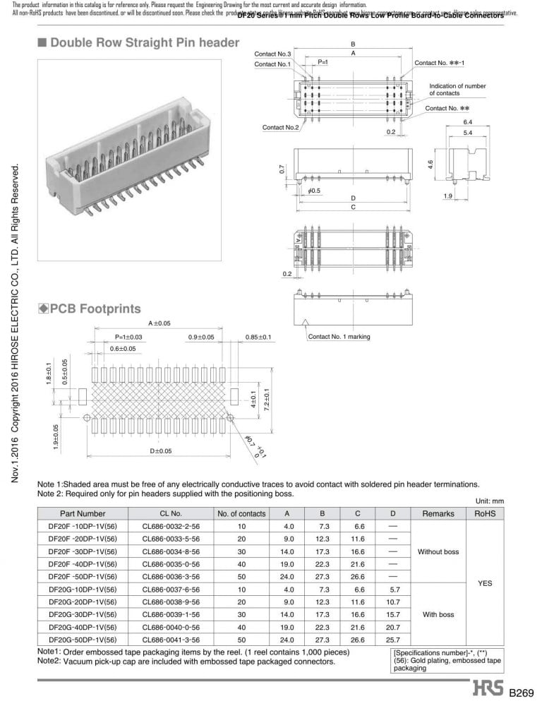 HRS DF20 datasheet page 4
