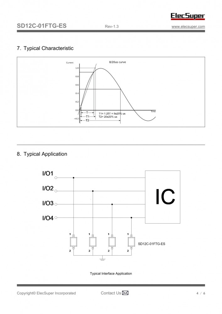 SD12C-01FTG-ES technical document page 4