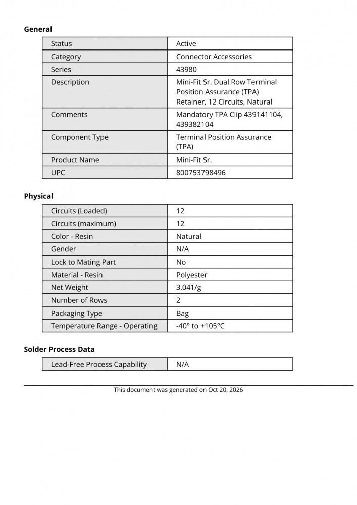 Product document image, page 2