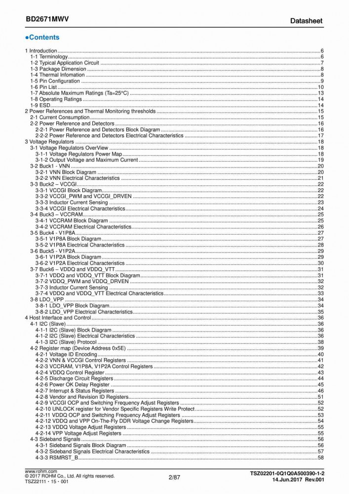 BD2671MWV-E2 technical document page 2