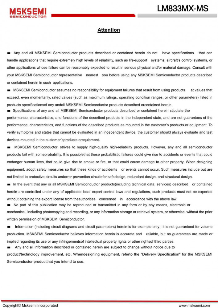 LM833MX-MS datasheet page 8