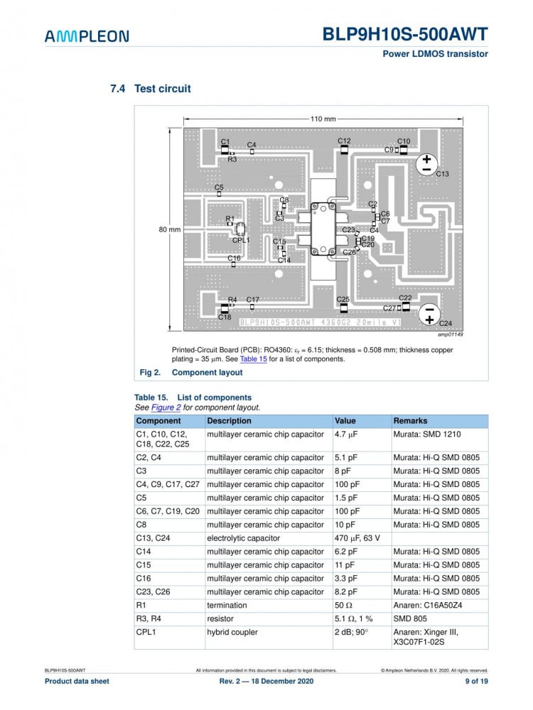 BLP9H10S-500AWTY datasheet page 9