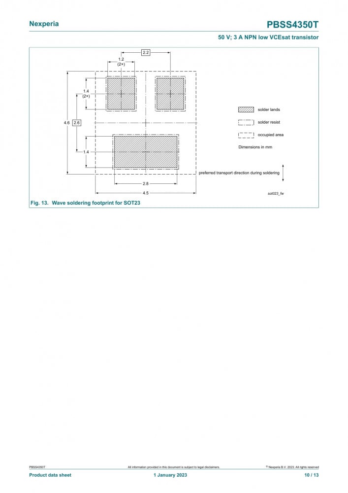 PBSS4350TVL datasheet page 10