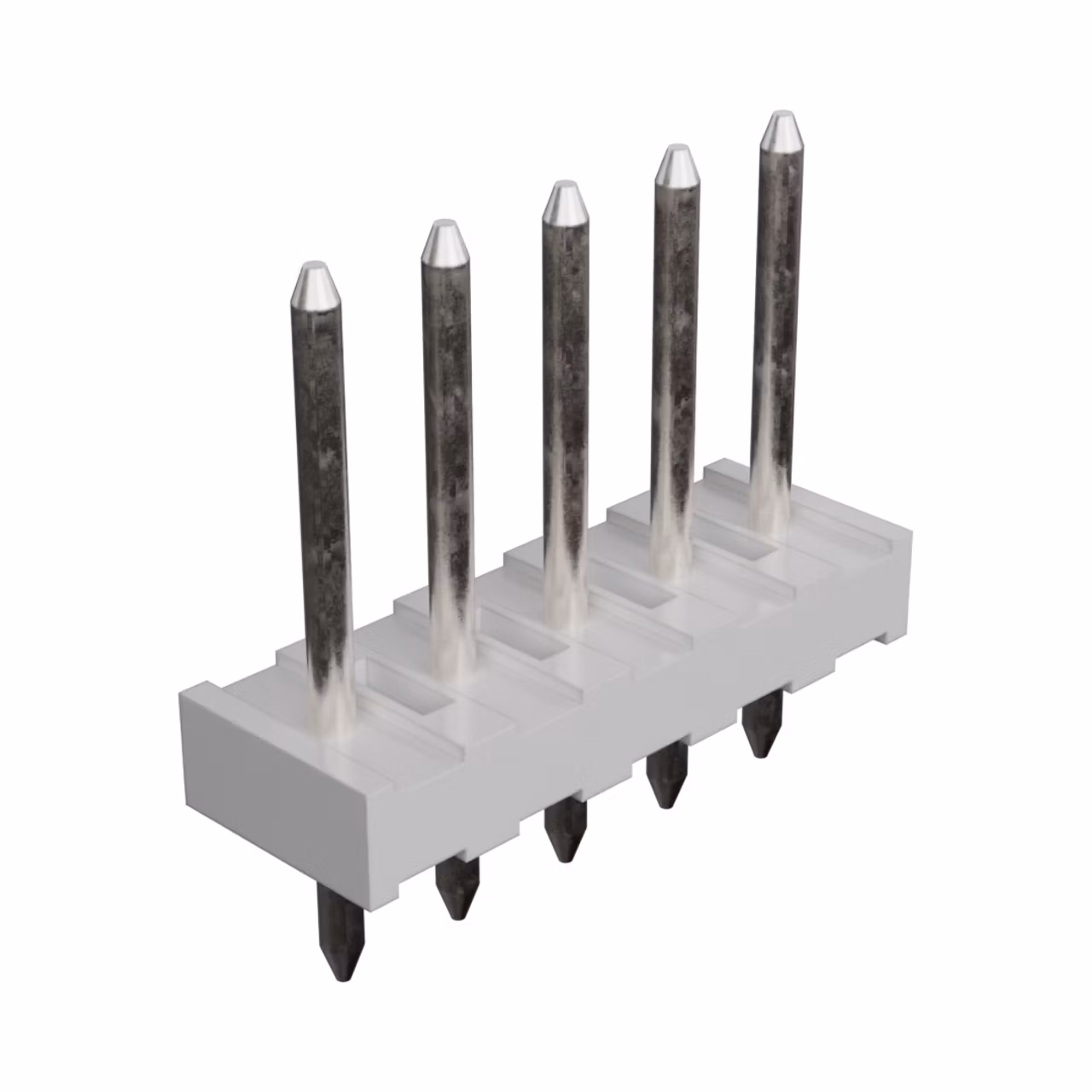 KK 396 Wire-to-Board Header, Vertical Round Pin, 5 Circuits, Tin (Sn) Plating, with Mating Pin Length of 11.43mm (.450