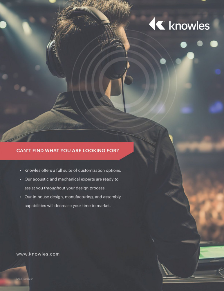 Knowles boom microphone document page 6