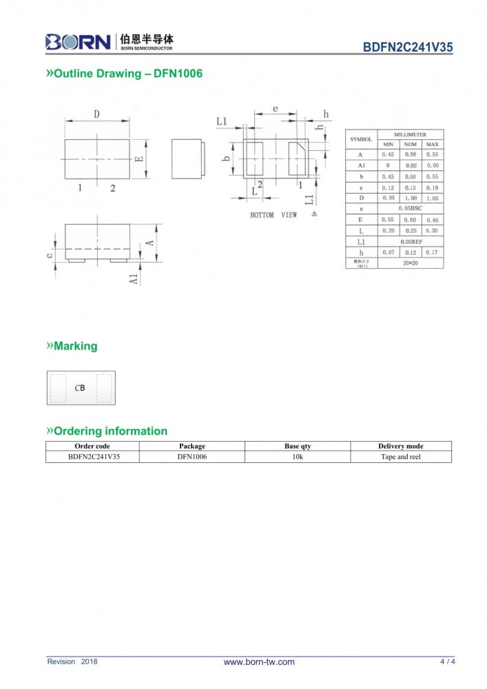 BDFN2C241V35 datasheet page 4