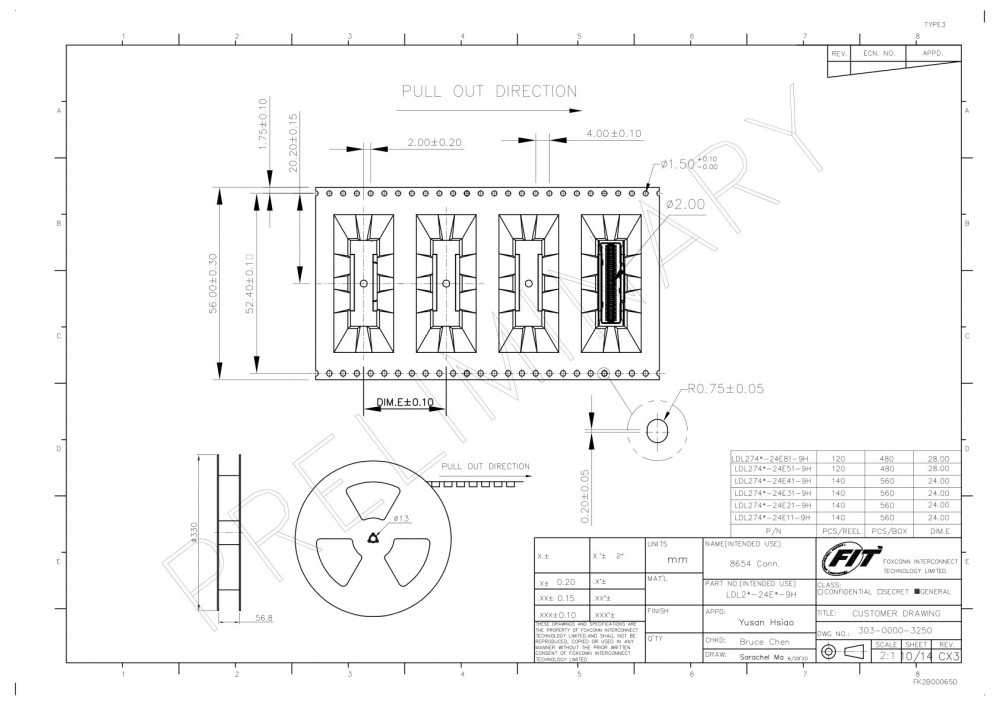 FOXCONN LDL2383-24E10-9H drawing page 10