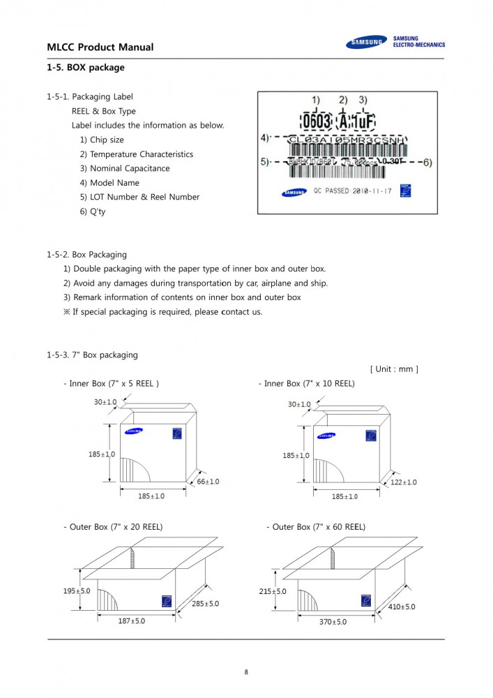 CL05B104KO5NNNC reference specification page 8