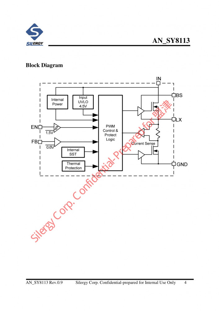 SY8113ADC datasheet page 4
