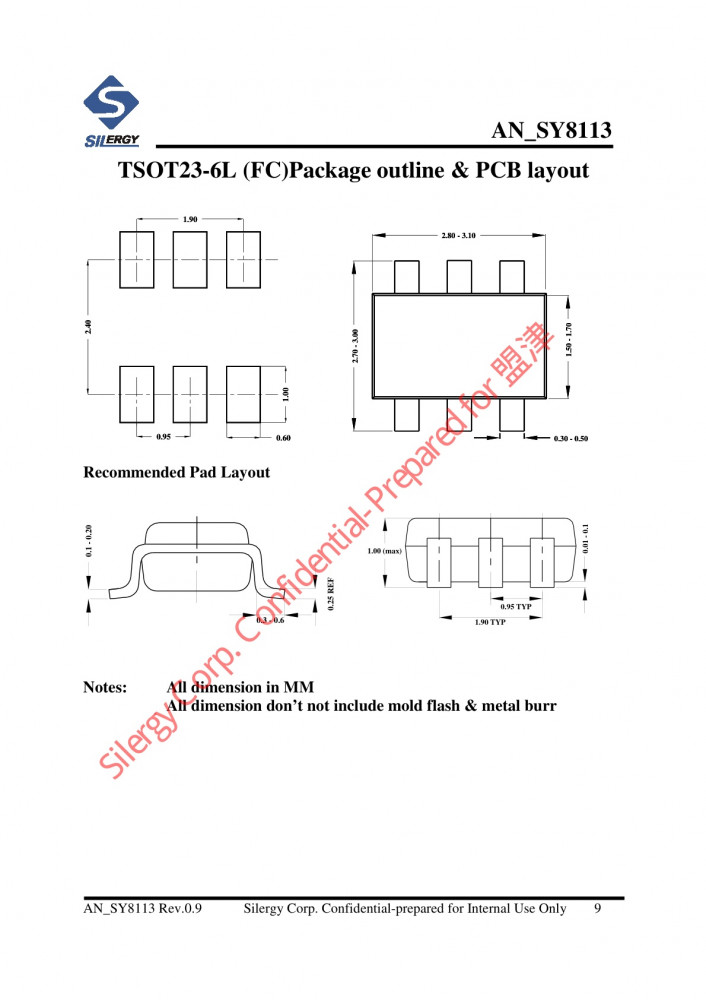 SY8113ADC datasheet page 9