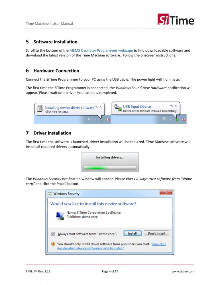 Time Machine II document page 4