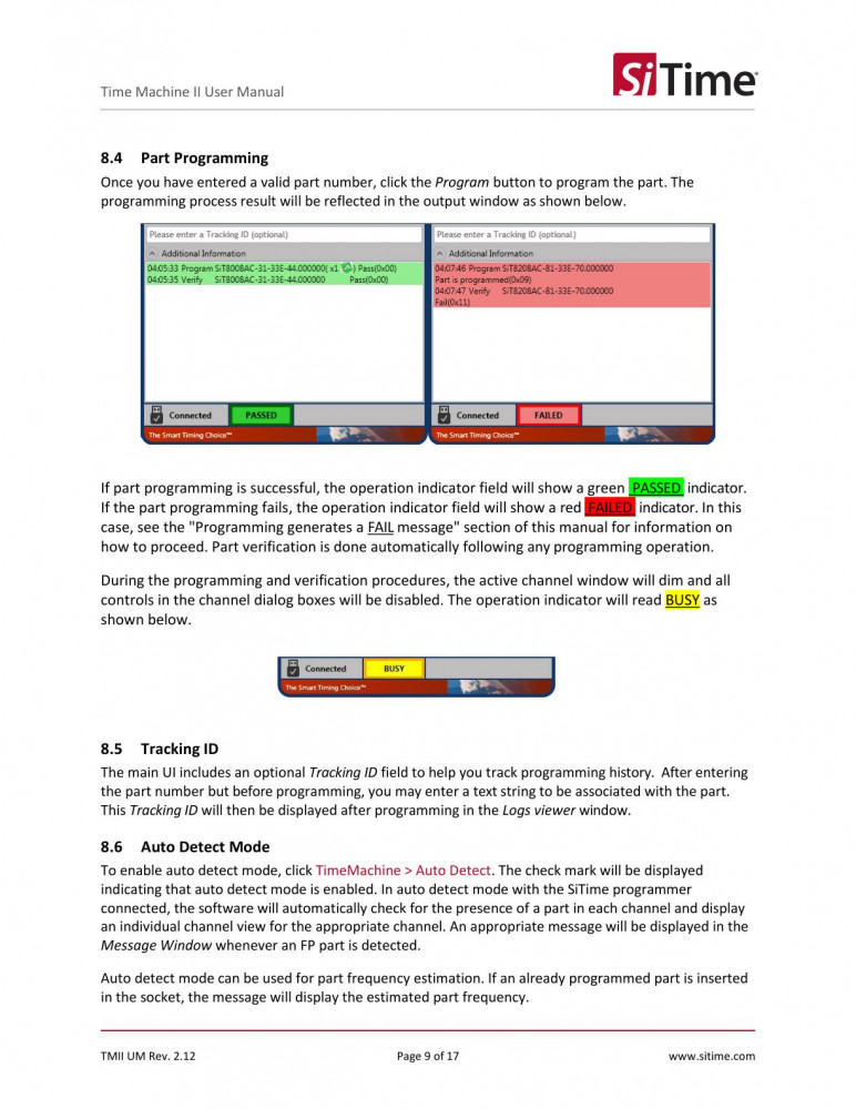 Time Machine II document page 9