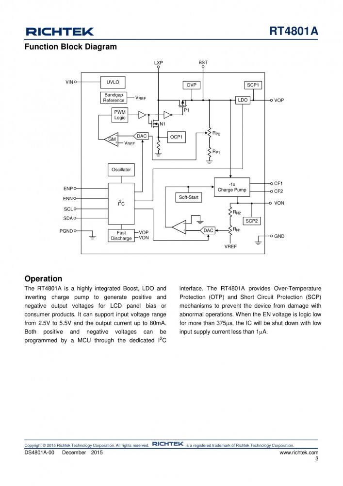 RT4801A datasheet page 3