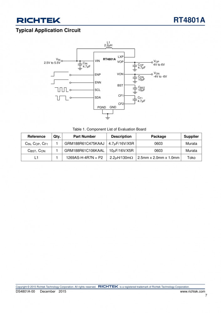 RT4801A datasheet page 7