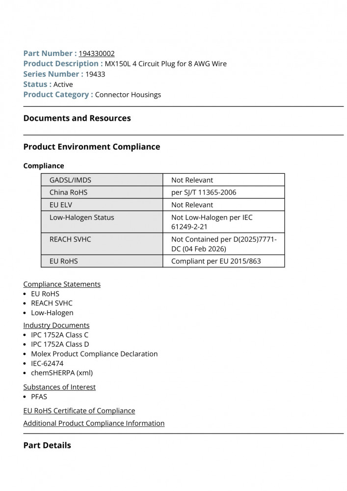 Product documentation image, page 1
