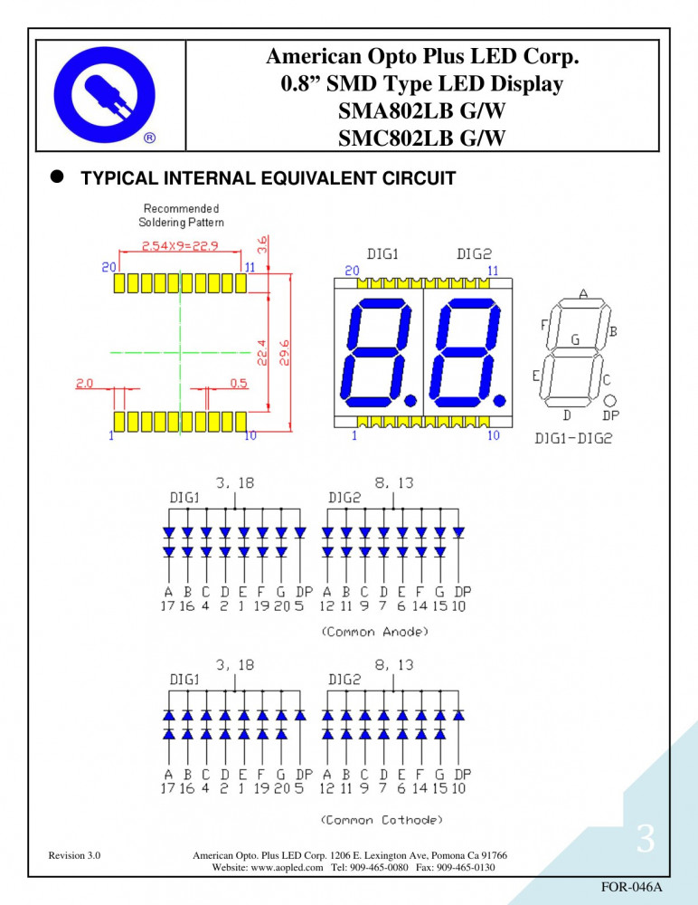 SMC802LB datasheet page 3