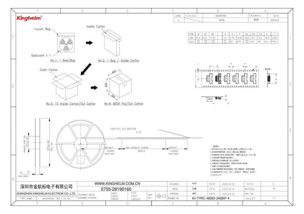 KH-TYPEC-48093-24SBAP-A technical drawing page 2