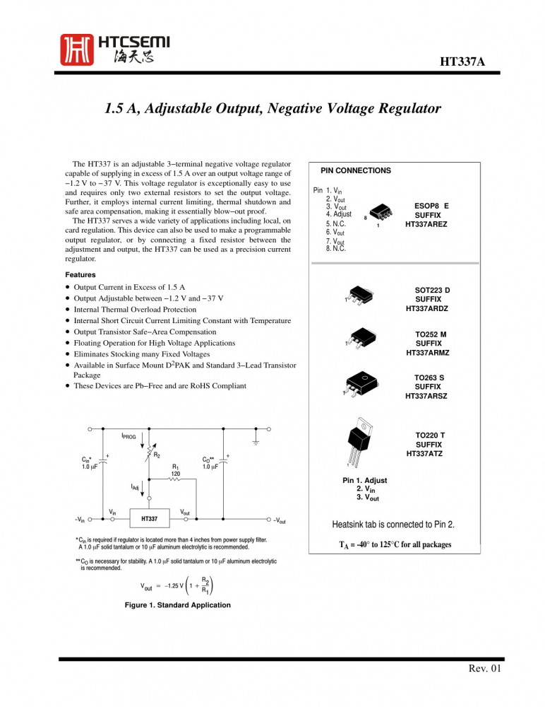 HT337 technical document page 1